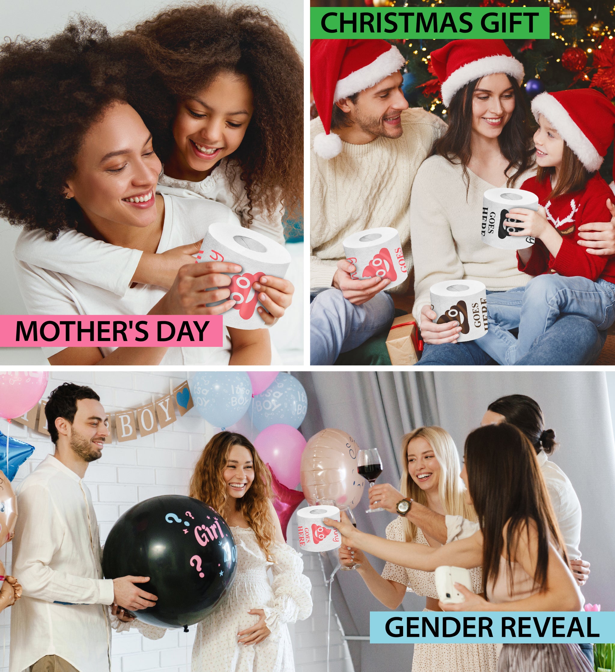 Printed TP Customized Printed Toilet Paper Gift Set, Personalized Desi ...