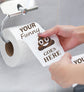 Printed TP Customized Printed Toilet Paper Gift Set, Personalized Desi ...